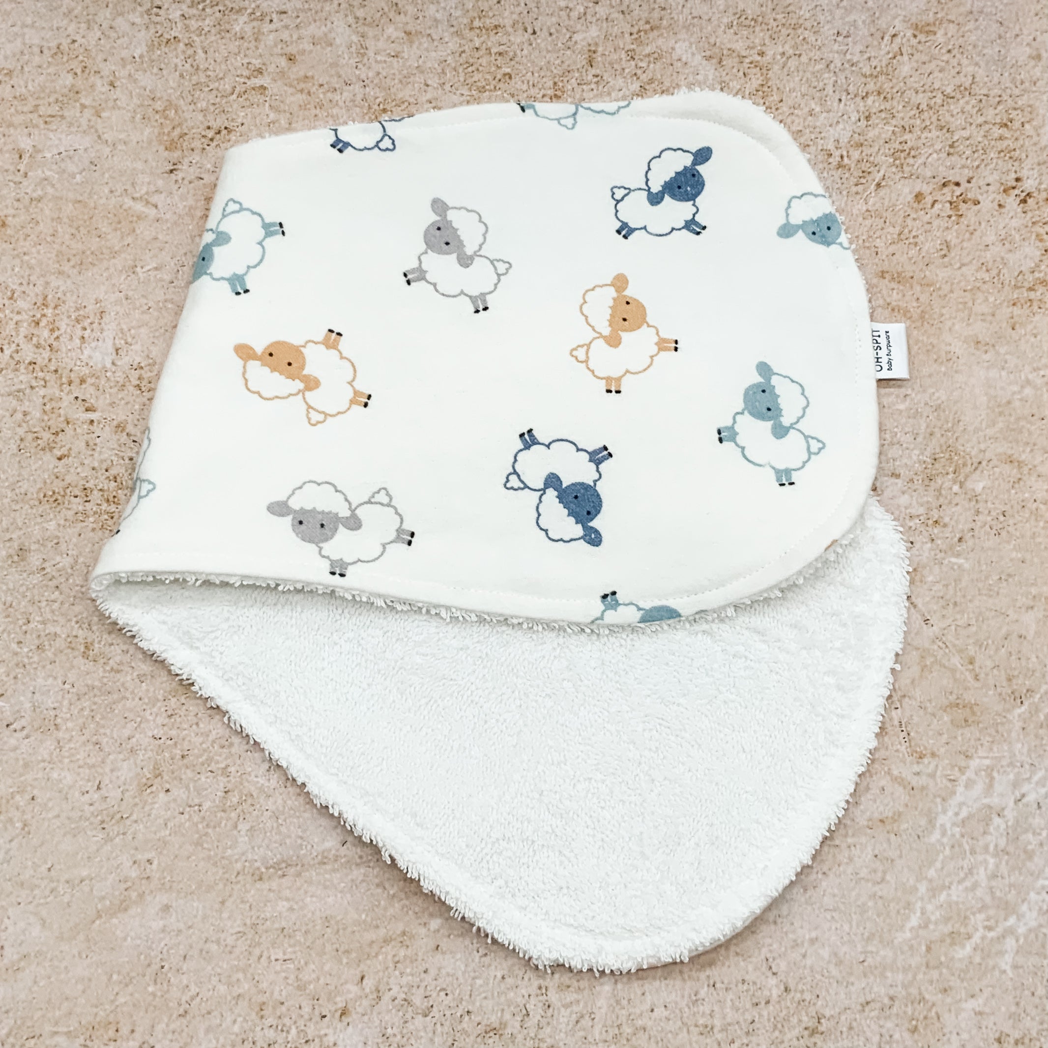 Soft Baa Baa Burp Cloths – Oh-Spit Baby Burpware
