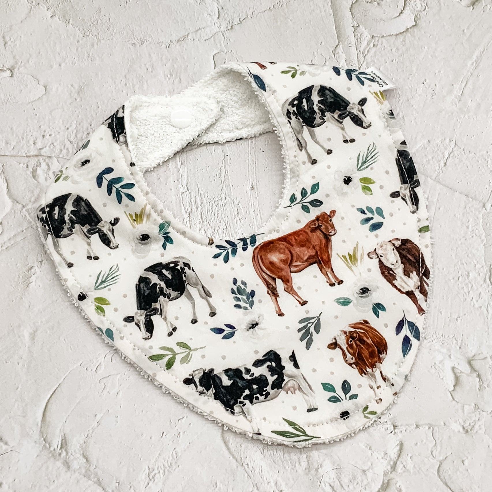 Moooooooooo Signature Bib – Oh-Spit Baby Burpware